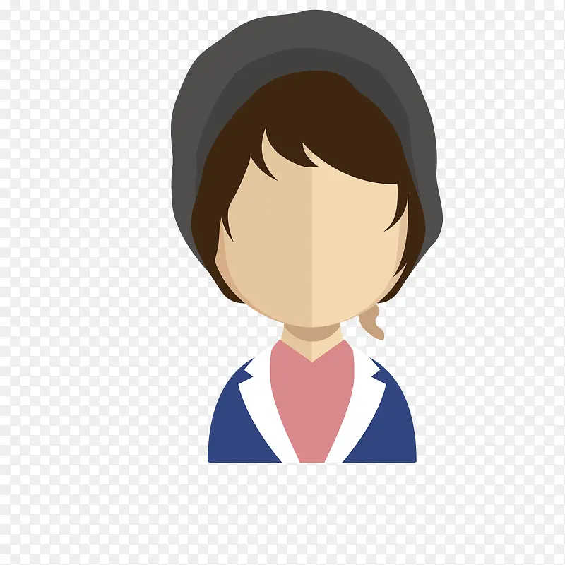 装饰矢量卡通扁平化时尚科技人头PNG图片素材下载_图片编号yzkdxmmp-免抠素材网