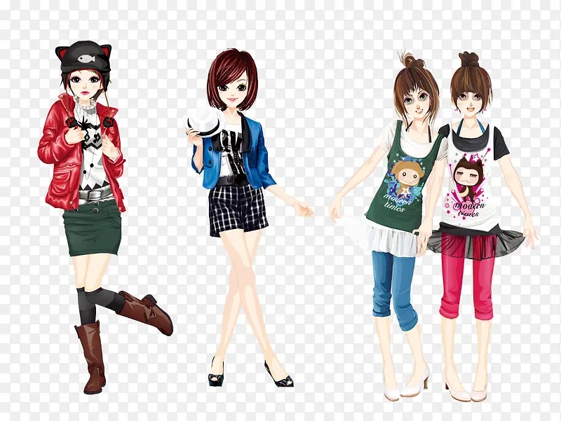 QQ秀人物PNG图片素材下载_图片编号qjkjmxbe-免抠素材网