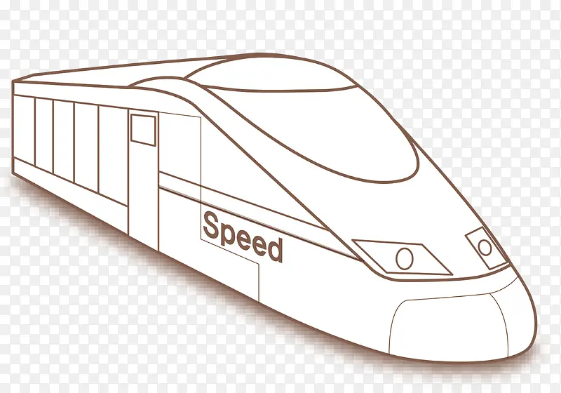 卡通手绘线条动车PNG图片素材下载_图片编号ynzwxmmp-免抠素材网