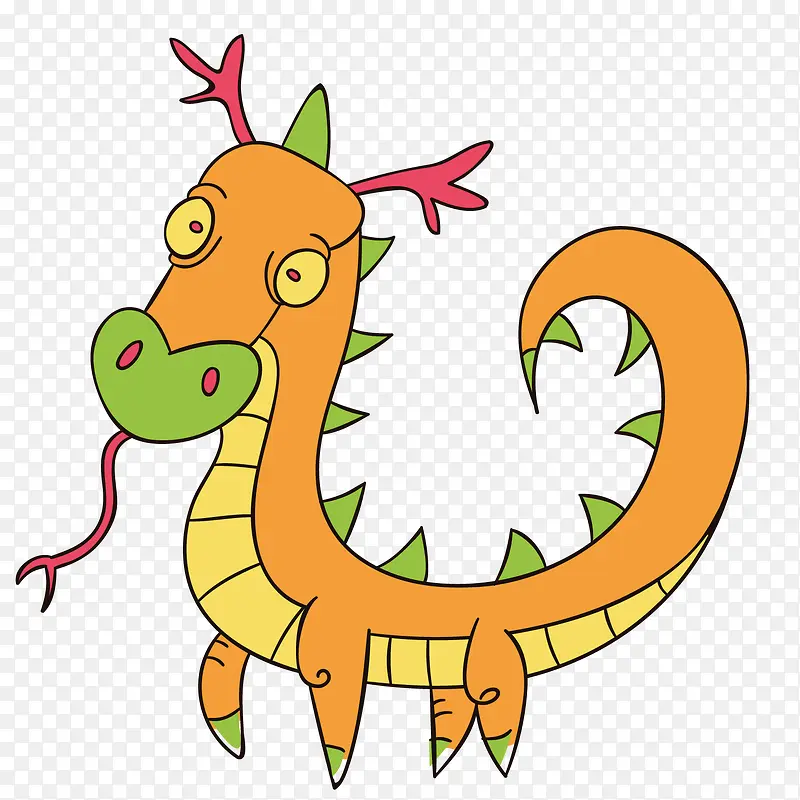 可爱卡通龙PNG图片素材下载_图片编号qrvkllln-免抠素材网