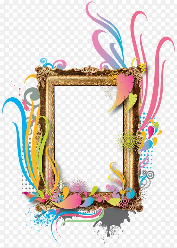 彩色边框PNG图片素材下载_图片编号ylbowmea-免抠素材网