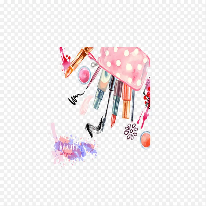 水彩彩妆PNG图片素材下载_图片编号qempgoeg-免抠素材网
