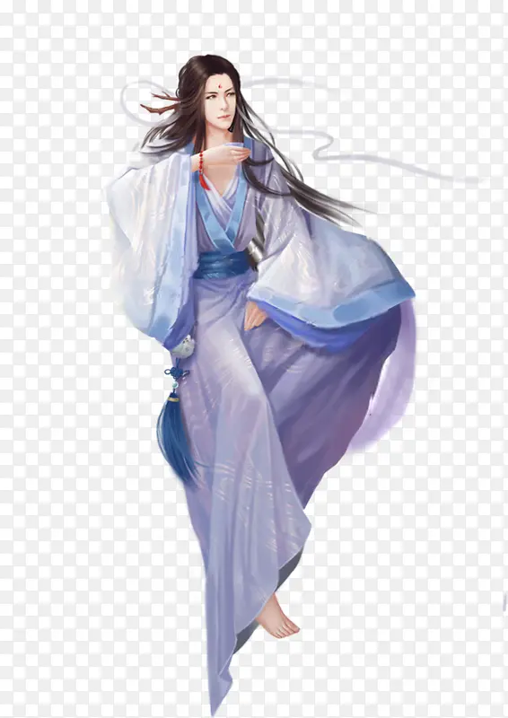 蓝色衣服男子立绘古风PNG图片素材下载_图片编号yempdkew-免抠素材网