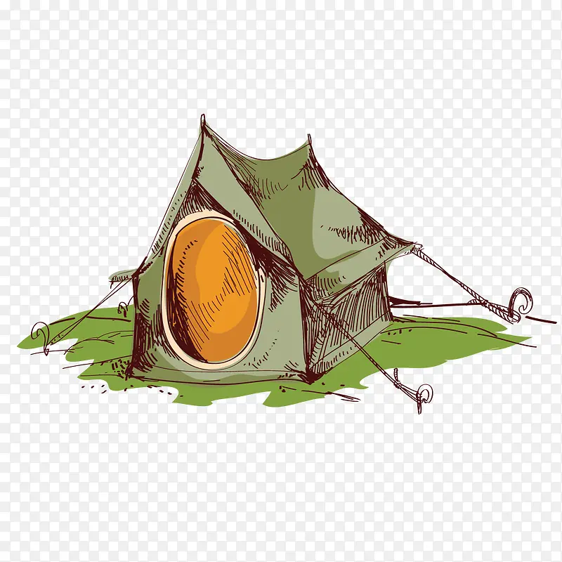 矢量露营帐篷PNG图片素材下载_图片编号qnzapajk-免抠素材网