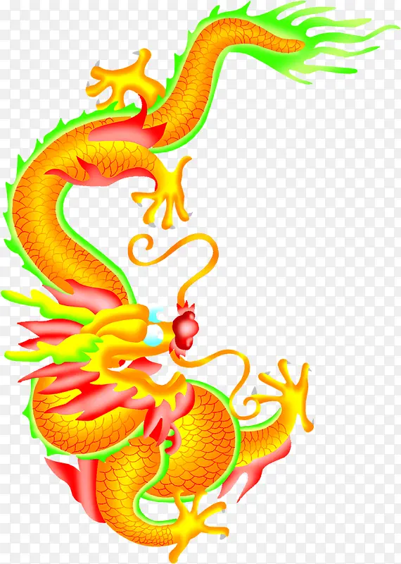 彩色卡通龙纹创意PNG图片素材下载_图片编号yjkgvdbk-免抠素材网