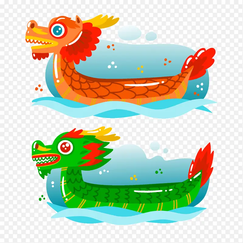 端午赛龙舟手绘动漫卡通龙舟2png图片素材下载 图片编号qpkkombl 免抠素材网