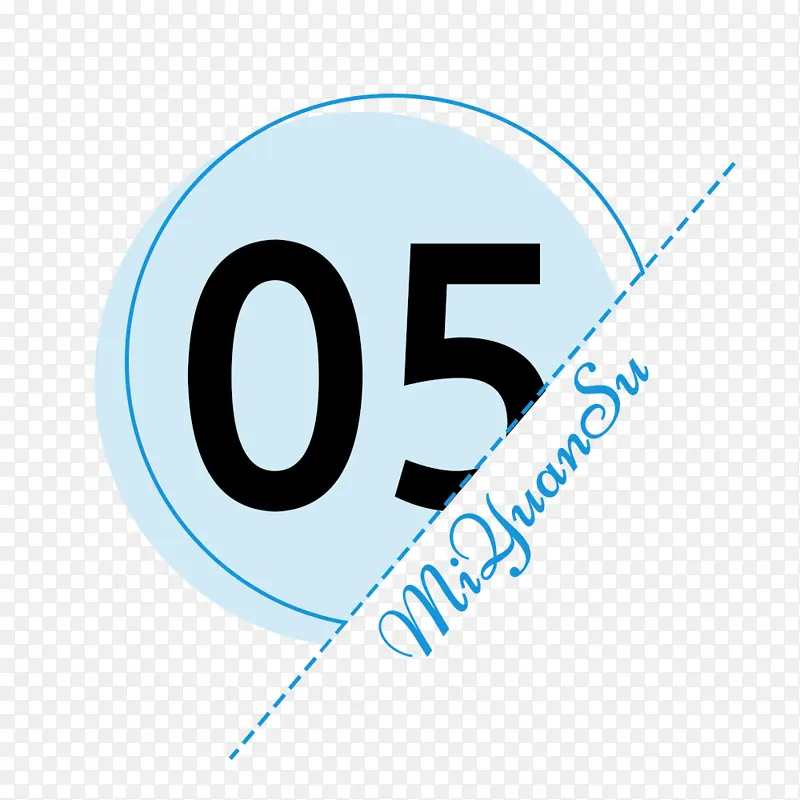 淡蓝色圆圈数字5PNG图片素材下载_图片编号qnggamjj-免抠素材网